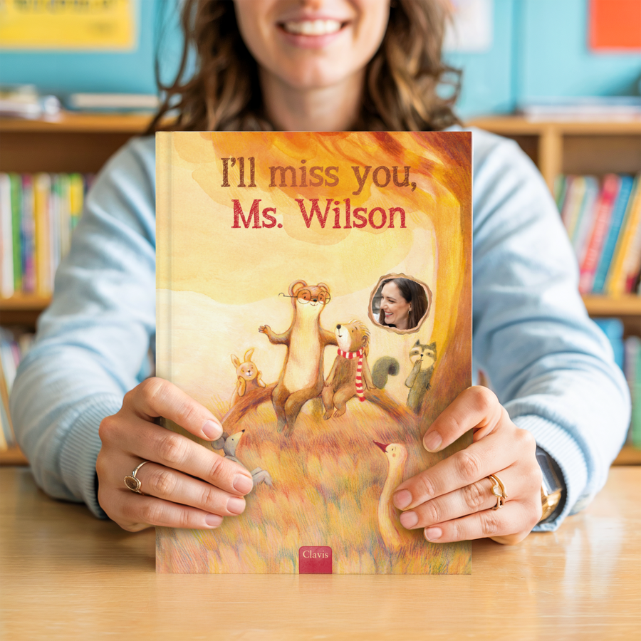 Personalised book - I'll miss you, teacher | YourSurprise