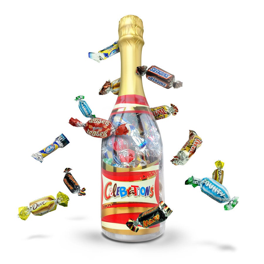Bouteille de chocolats Celebrations | YourSurprise