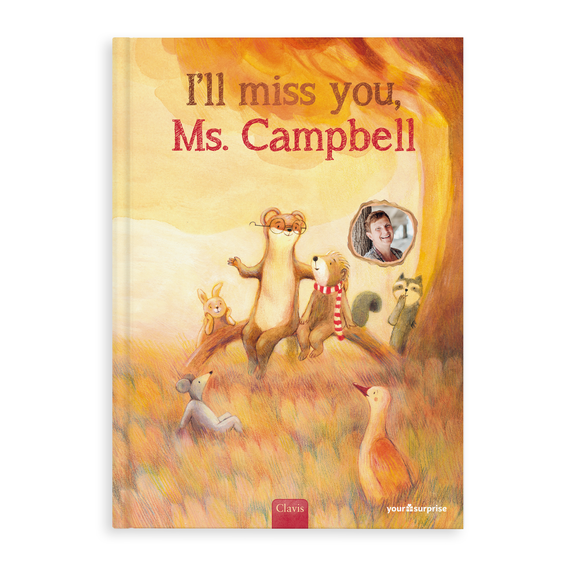 Personalised book - I'll miss you, teacher | YourSurprise