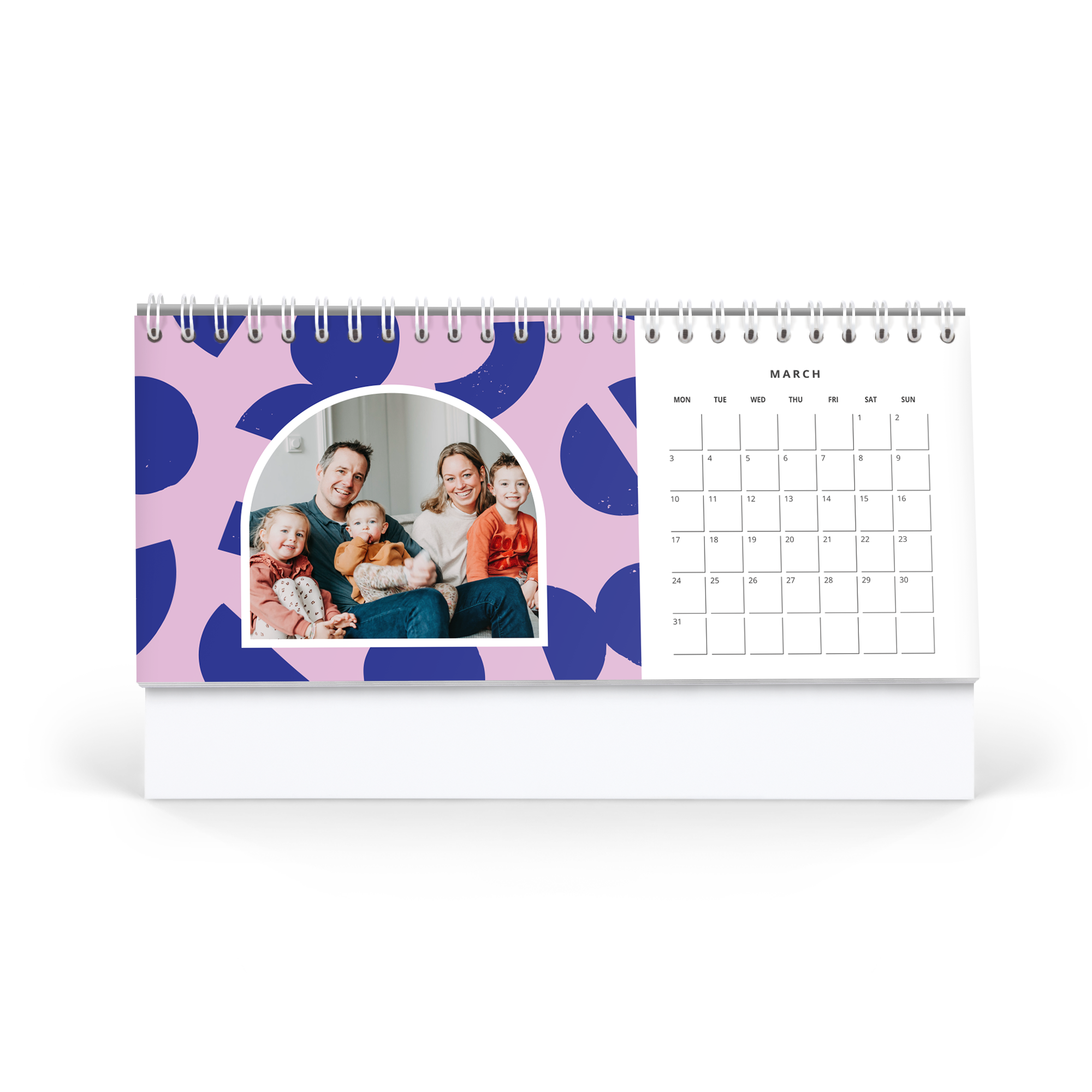 Personalised Desktop Calendar