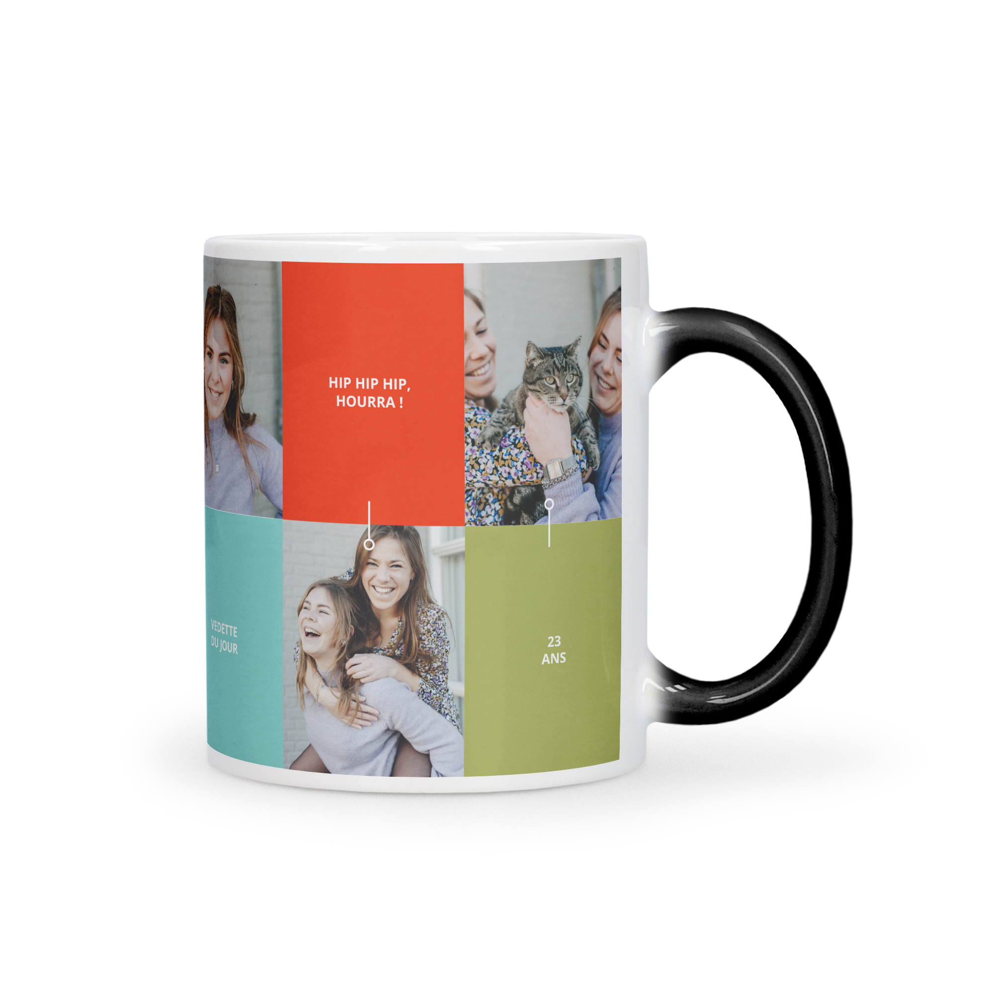 Mug Magique Personnalisé avec Photo | Avec Effet Thermique