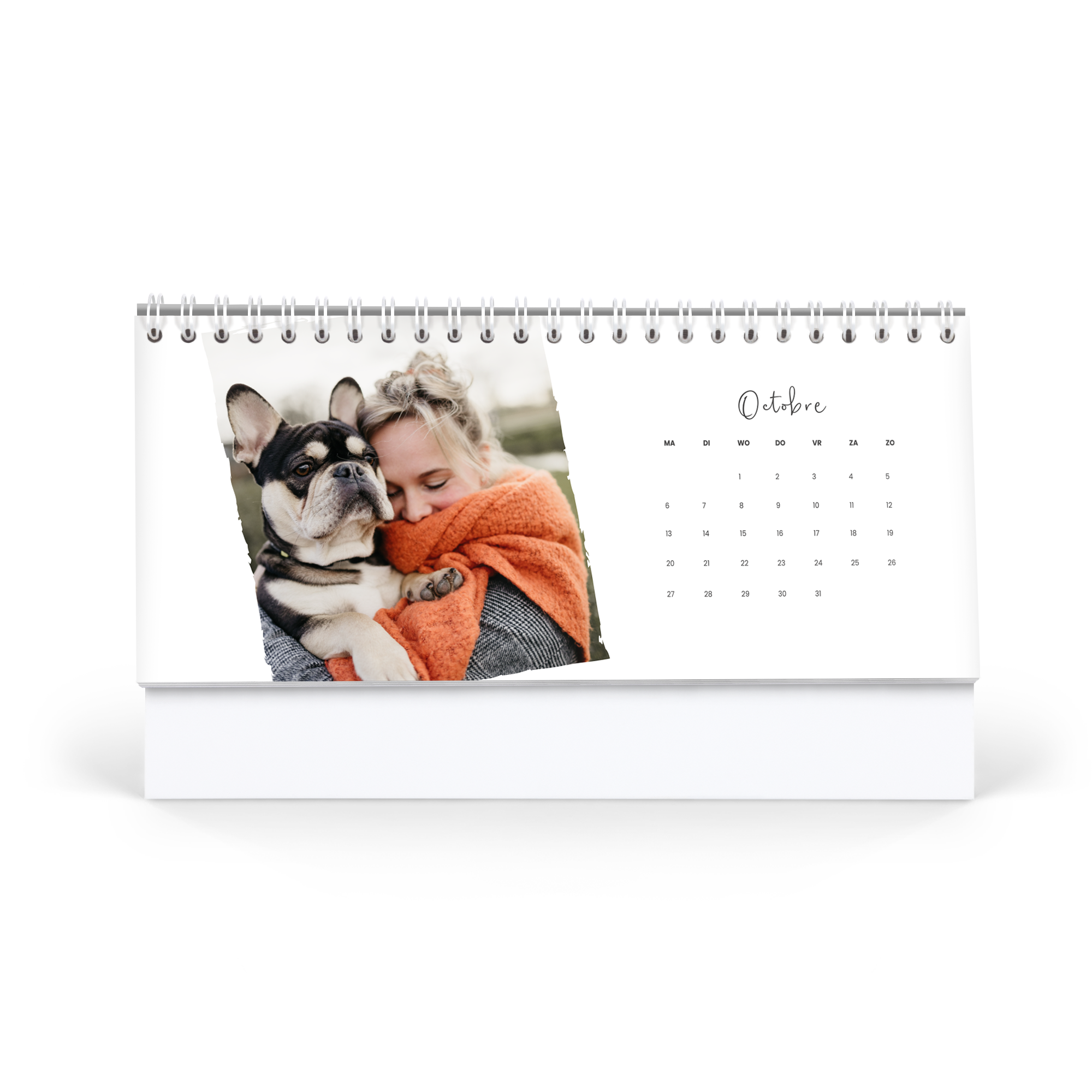 Calendrier de bureau personnalisé