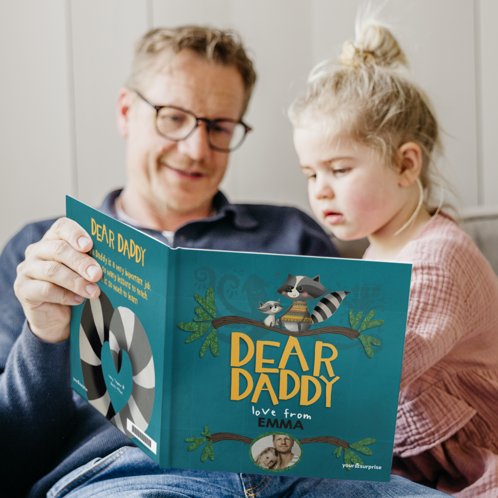 Personalised From Lucy book - Dear Daddy | YourSurprise