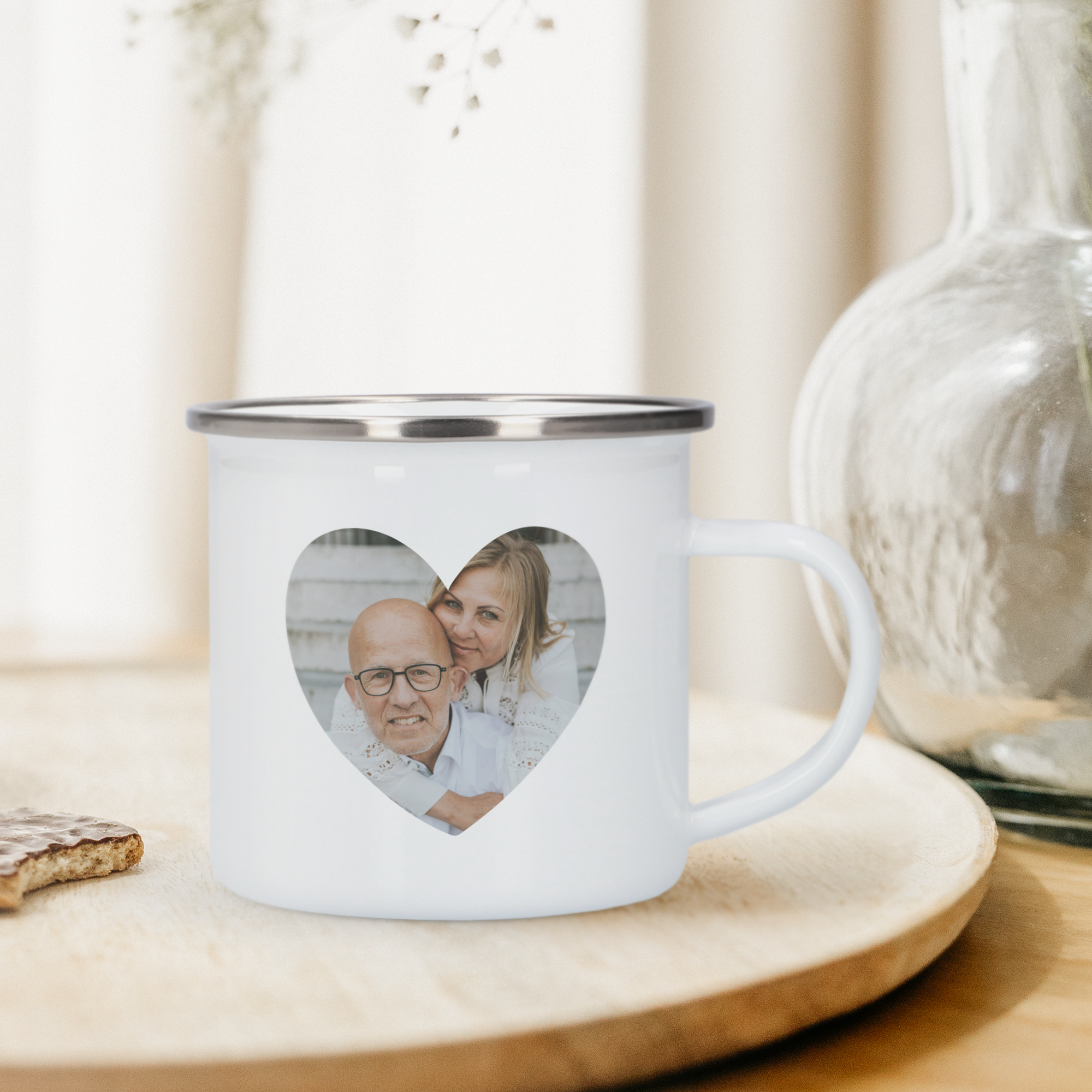 Mug Émaillé Personnalisé Texte et/ou Photo | YourSurprise