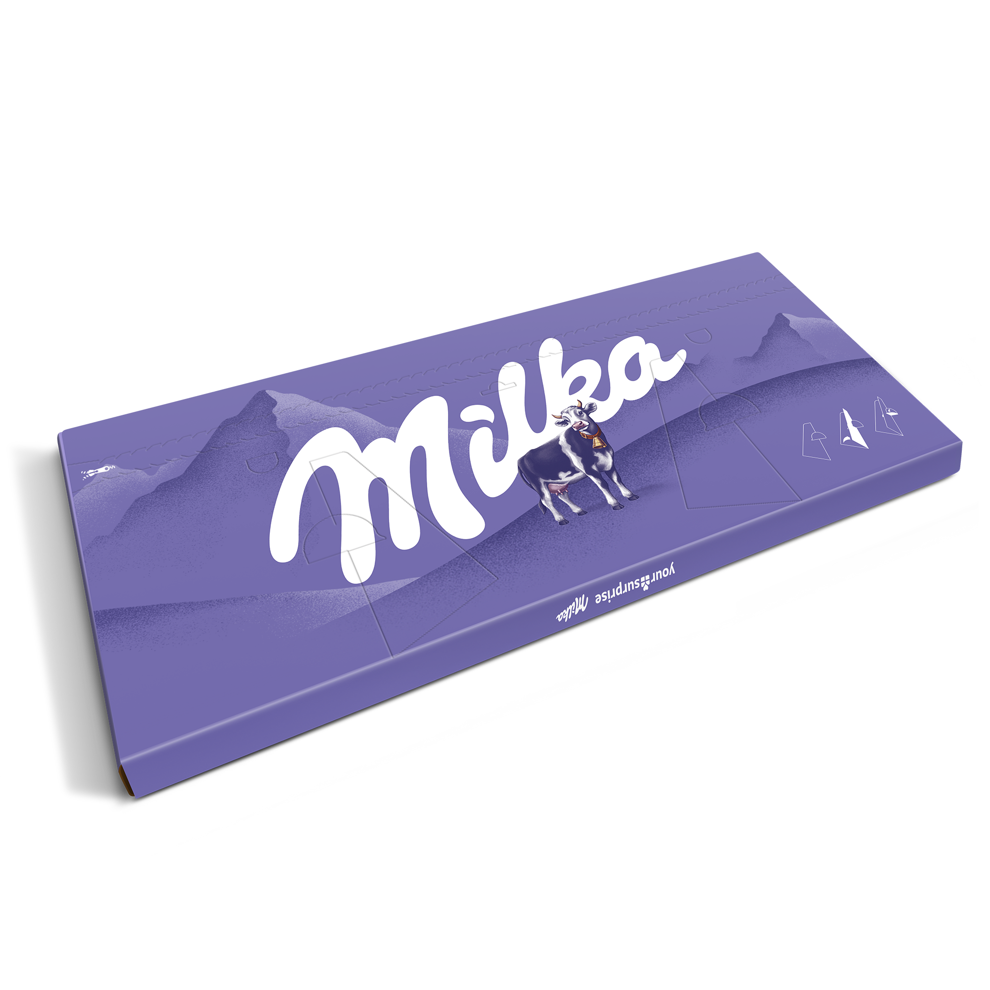 Gepersonaliseerde Mega Milka Chocolade Reep | YourSurprise