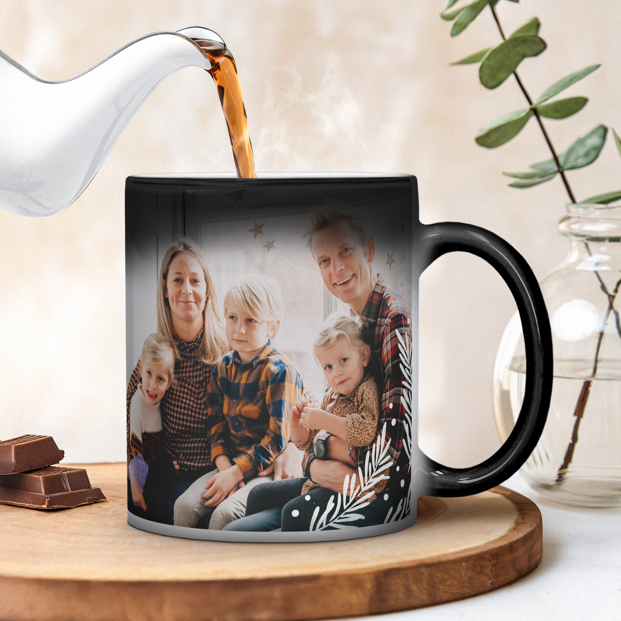 Mug Magique Personnalisé avec Photo | Avec Effet Thermique