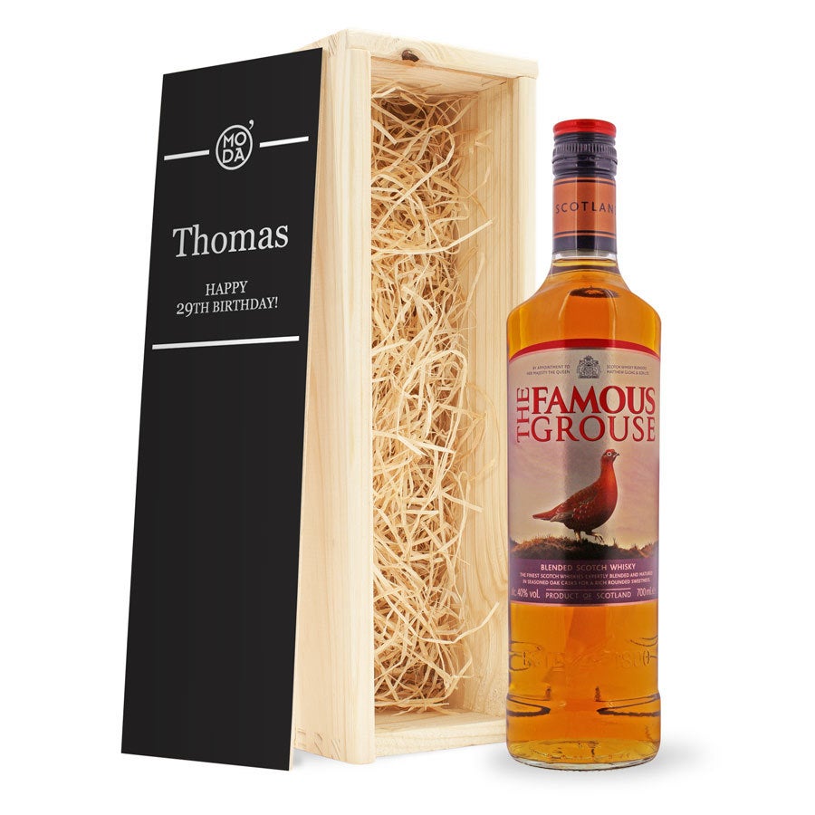 Custom whisky present - Berömd grouse | YourSurprise