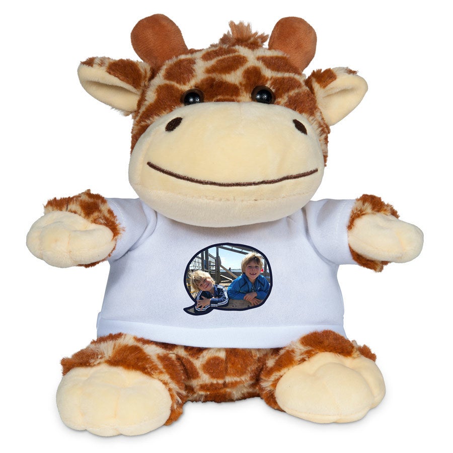 GIRAFFE - Kuscheltiere mit personalisiertem T-Shirt | YourSurprise.de