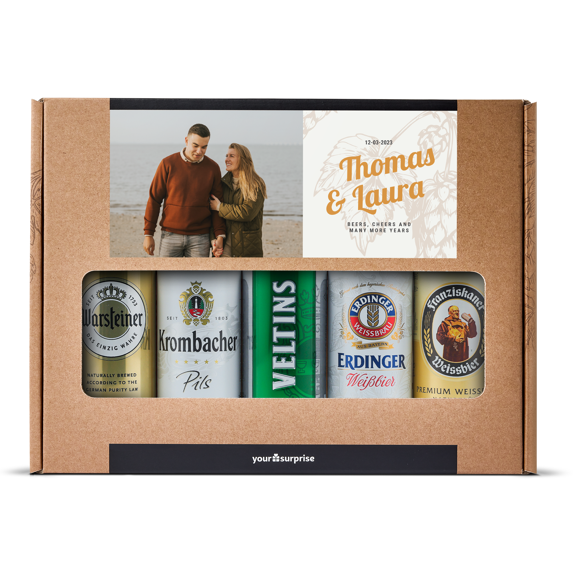 Personalised beer gift set | YourSurprise