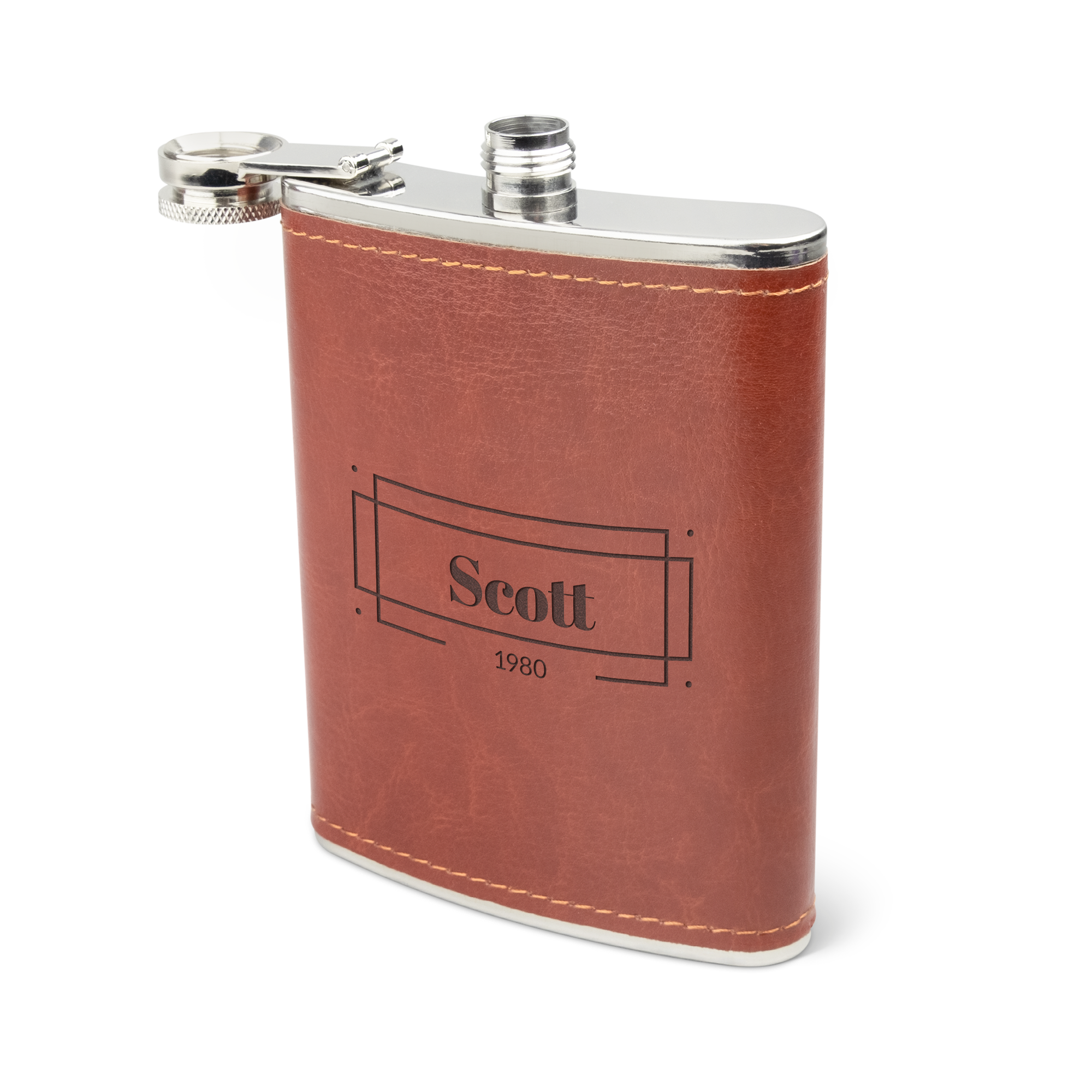 Personalised engraved hip flask | YourSurprise