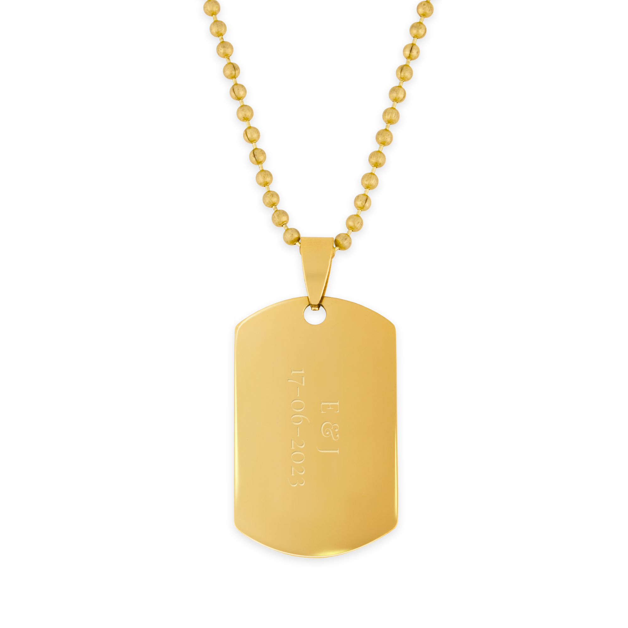 Dog Tag Kette Personalisieren
