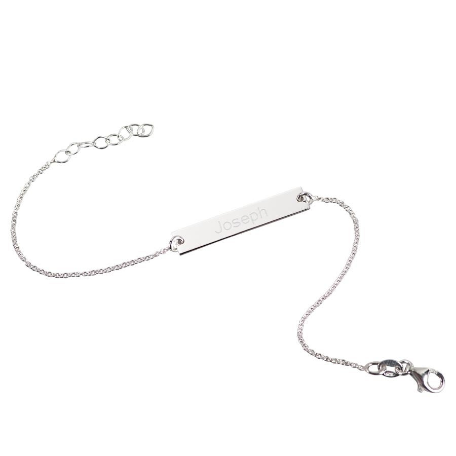 Design your own engraved silver bracelets for women YourSurprise