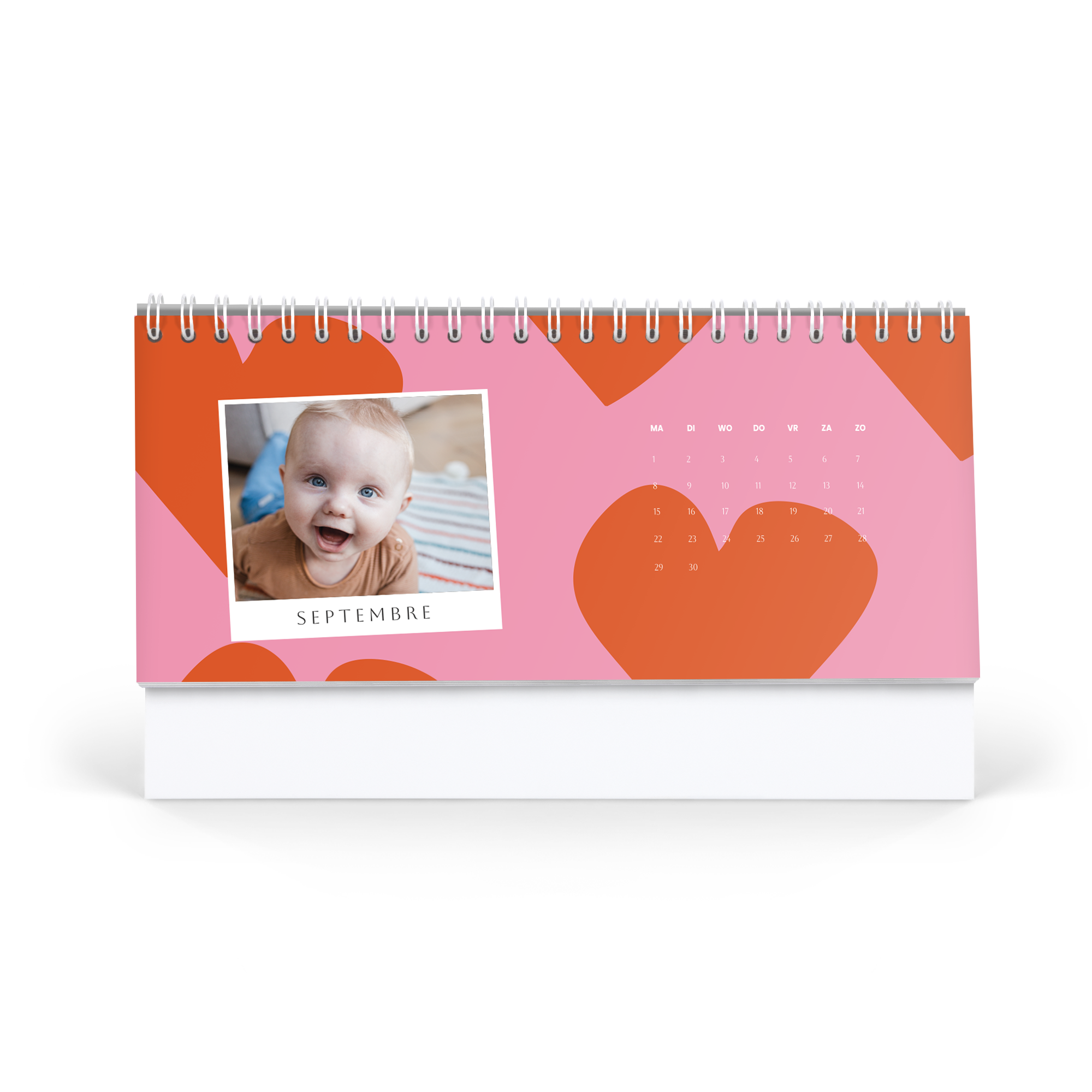 Calendrier de bureau personnalisé