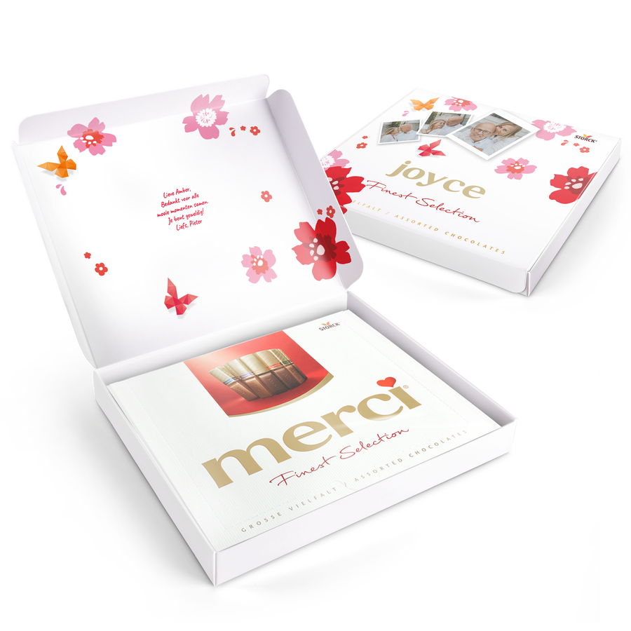 merci Doos Personaliseren - 250 gram | Met Naam