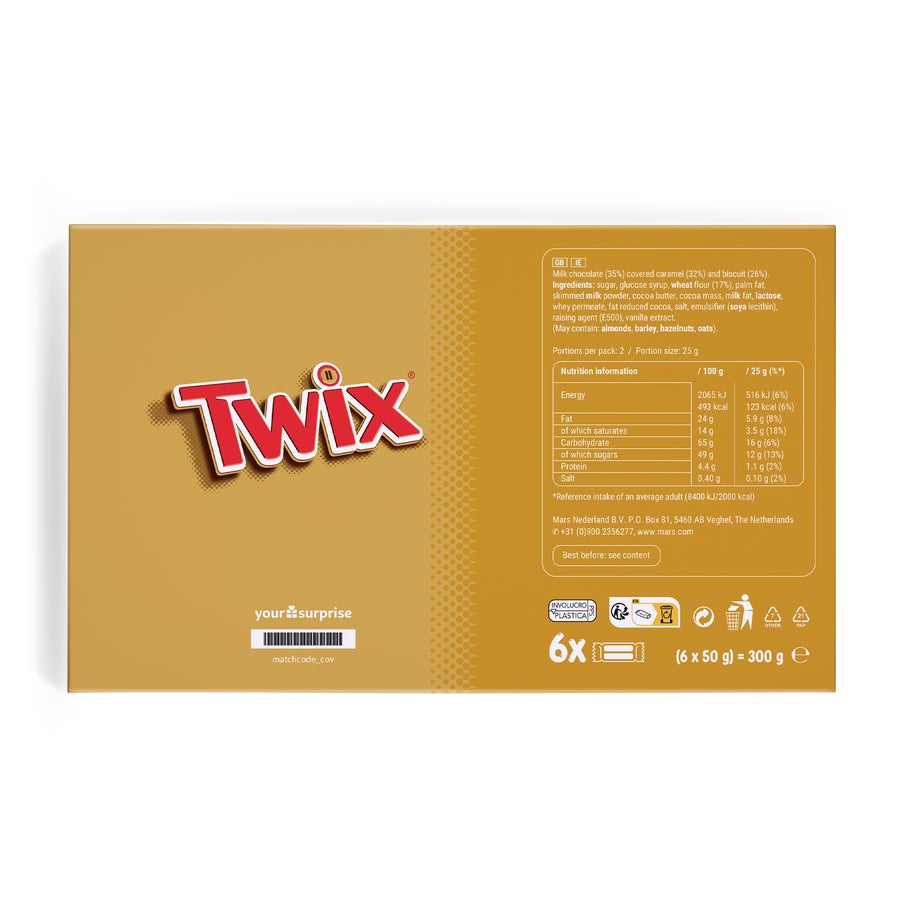 Personalised Twix T Box Yoursurprise