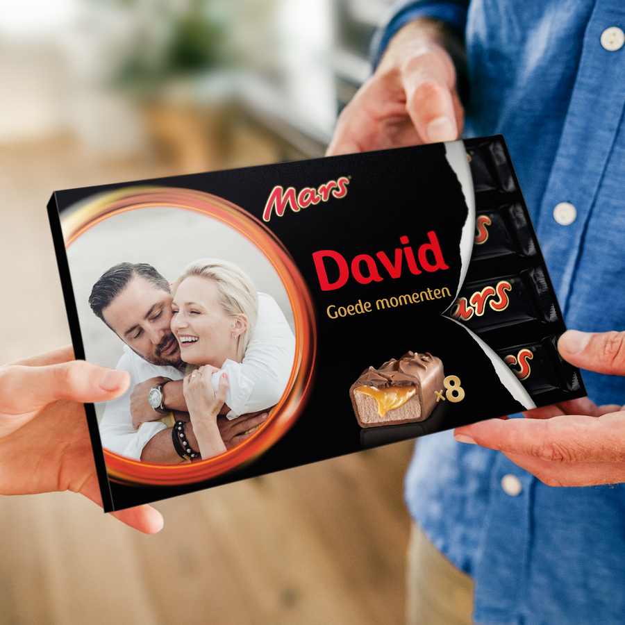 Gepersonaliseerde Mars repen giftbox | YourSurprise