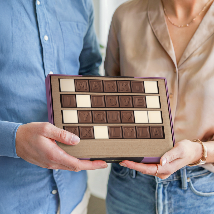 Personalised chocolate telegram 🍫| YourSurprise